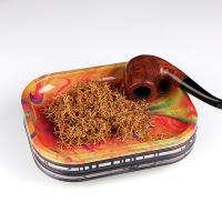 China Balance Porcelain Storage Metal Rolling Tray For Herb Rolling for sale