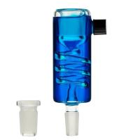 China 5 Inch Spiral Glass Smoke Collector Ash Catcher 14.5mm Joint Borosilicate for sale