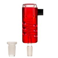 China 5 Inch Spiral Glass Smoke Collector Ash Catcher 14.5mm Joint Borosilicate for sale