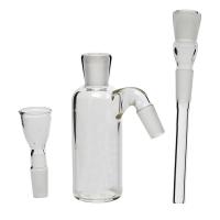China 14.5mm Glass Ash Catcher 45 Degree Joint Various Colors for Hookah Bong for sale