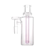 China 14mm Joint Hookah Ash Catcher with Disc Perc Glass Bong Filter 5.5 Inch for sale