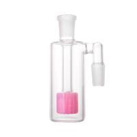 China 14mm Borosilicate Glass Ash Catcher with Double Showerhead Percolator for Bong for sale