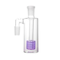 China 14mm Borosilicate Glass Ash Catcher with Double Showerhead Percolator for Bong for sale