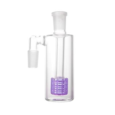 China 14mm Borosilicate Glass Ash Catcher with Double Showerhead Percolator for Bong for sale