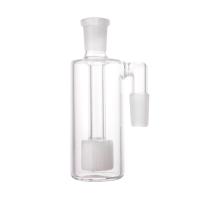 China 14mm Borosilicate Glass Ash Catcher with Double Showerhead Percolator for Bong for sale