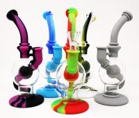 China Hybrid Ball Rig Silicone Water Bong for sale