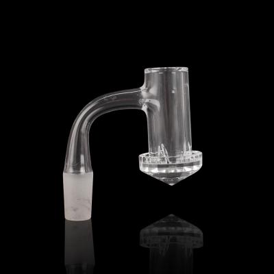 China Cone Shape Transparent Quartz Banger Nail 14mm Male Joint for Smooth Dabbing Experience for sale