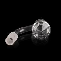 China Cone Shape Transparent Quartz Banger Nail 14mm Male Joint for Smooth Dabbing Experience for sale