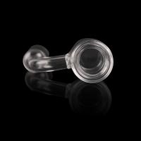 China 14mm Female Clear Quartz Banger Nail Thermal Core Reactor Double Wall for sale