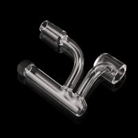 China Clear 90 Degrees Quartz Banger Nail Smoking Accessories 5mm Thick for sale