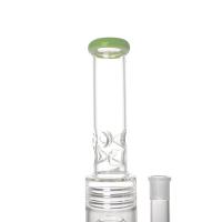 China 15 Inch Glass Bong with Honeycomb Perc and Swiss Perc 14mm Joint 7mm Thick for sale