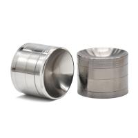 China Custom 4 Layer Metal Herb Grinder 63mm Aluminum Sifter with Phone Stand for sale