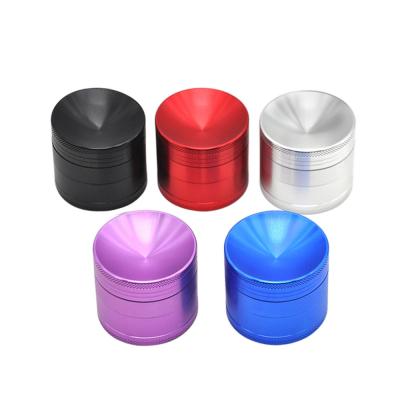 China Custom 4 Layer Metal Herb Grinder 63mm Aluminum Sifter with Phone Stand for sale