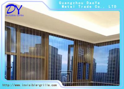 China Vertical Safety Balcony Invisible Grill 201 202 301 304 316 Stainless Steel Material for sale