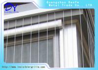 China Custom Shape Balcony Invisible Grille 316L SS Wire Rope for sale
