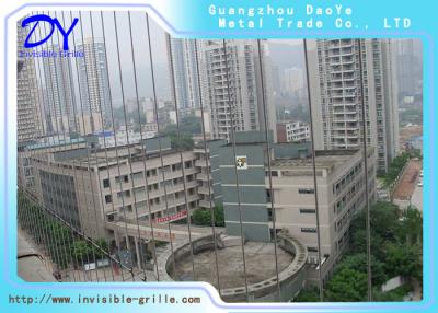 China Balcony Window Invisible Grill Safety Stainless Steel Wire Rope for sale