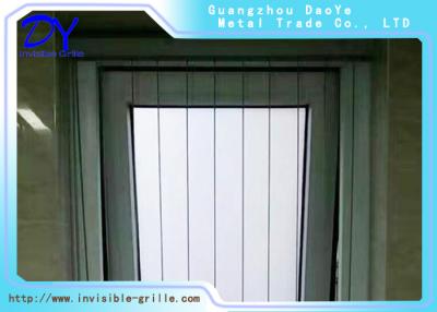 China Durable Invisible Safety Grill 6m Long Aluminum Frame for sale
