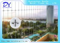 China 6m Long Slope Protection Stainless Steel Cables Invisible Balcony Grill for sale