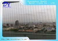 China 2.5mm Wire Safety Invisible Grille Aluminium Rail Track Unobstructed Views Whilst Providing Maximum for sale