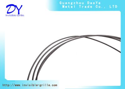 China 2.5mm Dia 304 / 316 Stainless Steel Wire For Safety Invisible Grille Systems for sale