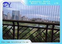 China Modern Nylon Coated 316 Wire Clip Crossing 2.0mm Balcony Invisible Grille Easy  Install for sale