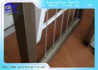 China Invisible 316 Wires Balcony Grille Cross Clip Modern Society Design for sale