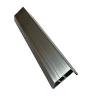 China Aluminum Frames Aluminium Rail Track Plastic End Cap Balcony Suitable Durable Lightweight Corrosion Resistant Rail System for sale