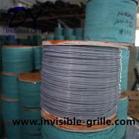 China 304 Stainless Steel Wire 316 Steel Wire For Window Invisible Grille For School Protection for sale