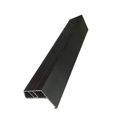 China White / Black / Transparent Wire Colour Aluminium Rail Track With Customizable Width for sale