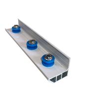 China Transparent Wire Aluminium Rail Track Suitable for Balcony Durable Lightweight and Easy to Maintain Aluminium Rail Track for sale