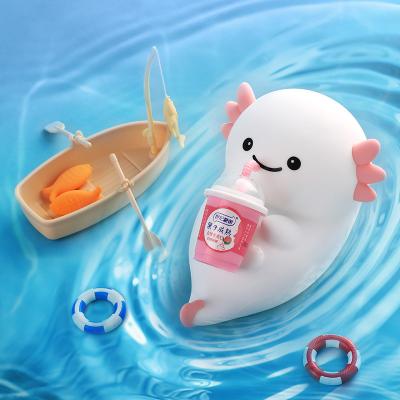 China Modern Design Silicone Night Light Cute LED Warm White Colorful Night For Kids Bedroom Touch Control for sale