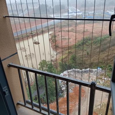 China Customizable Balcony Safety Grill 316 Grade Steel Wire Structure for sale