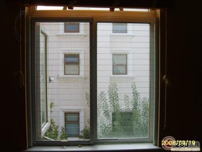 China Clip Crossing2.0mm Balcony Invisible Grille With Flower Protection for sale