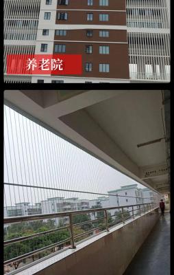 China Unobstructed View Nature Balcony Grille Invisible Clip Crossing 2.0mm for sale
