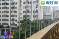 China 100kg Load Capacity Balcony Invisible Grille With Grey Color for sale