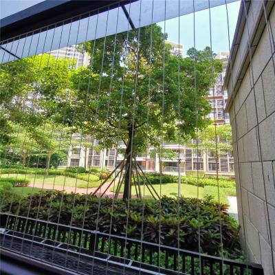 China Stainless Steel Window Invisible Grille with 2.0mm Wire Distance Gap B Security Rating and Dust-proof Function for sale