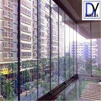 China Modern Style Horizontal Opening Surface Mount Invisible Grille for Balcony Safety for sale