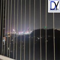 China Fixed Window Invisible Grille with Aluminum Alloy Frame and Nylon Coating for Home Security for sale