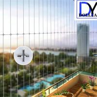 China 316 Stainless Steel 2.0mm Wire Invisible Grille with Nylon Coating and 5cm Wire Distance Gap for sale