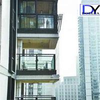 China 316 Stainless Steel Invisible Grille with 5cm Wire Distance Gap for Easy Fire Escape for sale