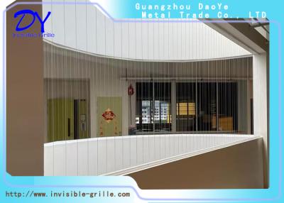China 316 Steel Grade Invisible Grille Balcony Providing Unobstructed View Of Nature Perfect For Safety for sale