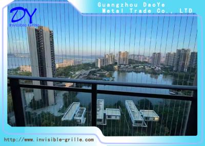 China Clip Crossing2.0mm Invisible Balcony Grille Modern Society Style Security for sale