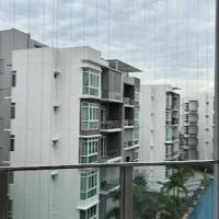 China Balcony Invisible Grille Transparent Mesh Safety Durability Modern Buildings for sale