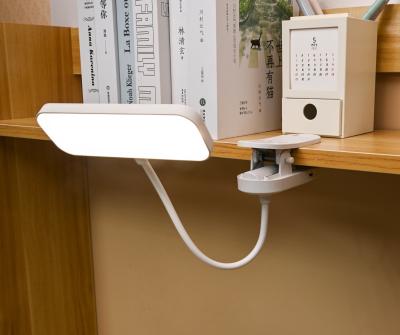 China Modern Touch Table Lamps with Flexible Clip Dimming Desk Lamp-Battery Powered for Reading & Study Decorative Clamps for sale