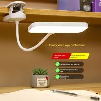 China Modern LED Reading Desk Lamp with Three-Color Temperature Adjustment Square Plastic Shade Charging Function for sale