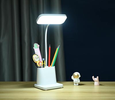 China LED Desk Lamp with Pen Holder - Eye Protection Study Light for Student Dormitory Gift Wholesale Night Light for sale