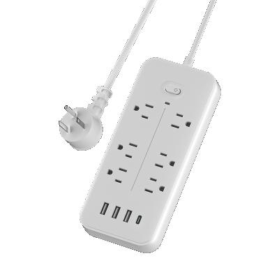 China Portable Tabletop Power Socket Featuring Usb Output 5V 2.4A for sale
