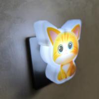 China Wall Plug in Plastic Cute Night Light Soft Light Source Designed  Bedrooms for sale