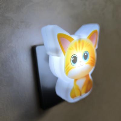 China Wall Plug in Plastic Cute Night Light Soft Light Source Designed  Bedrooms for sale