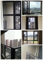 China Aluminum Track Thickness 2.0mm Invisible Grille Balcony Designed for sale